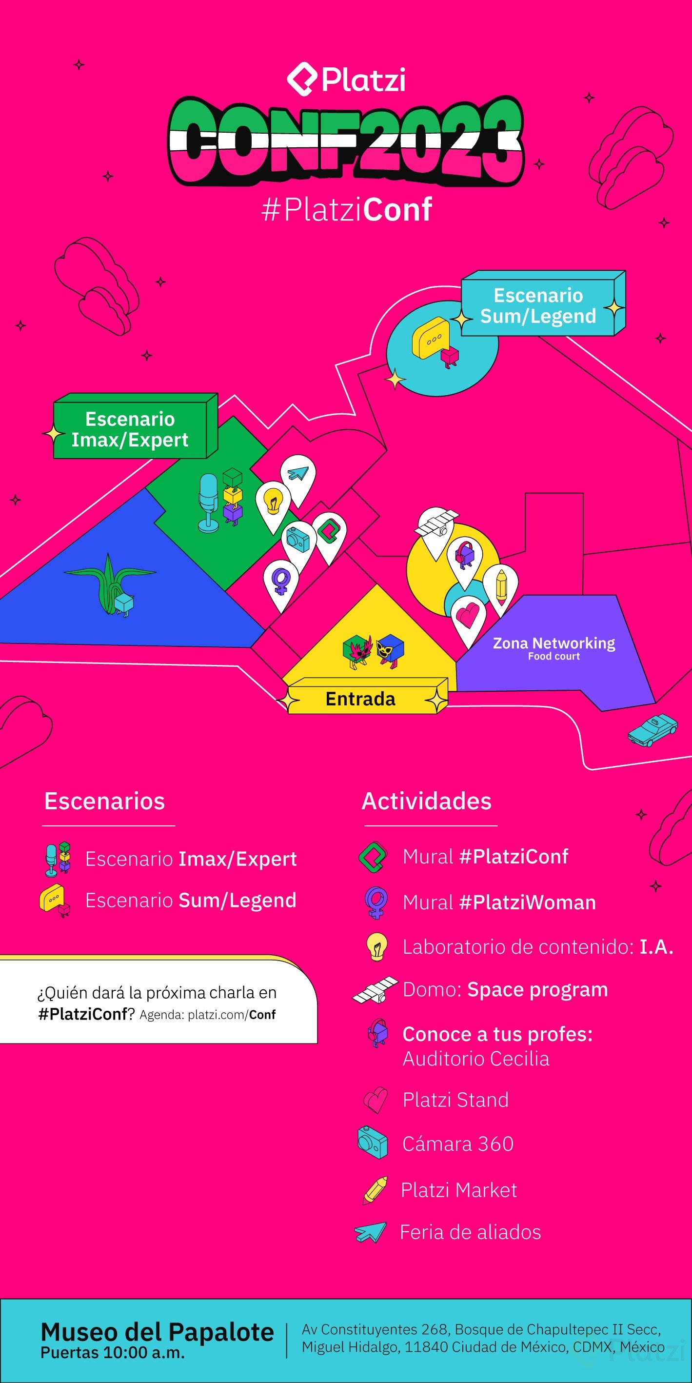 Prepárate para asistir a Platzi Conf Mexico 2023